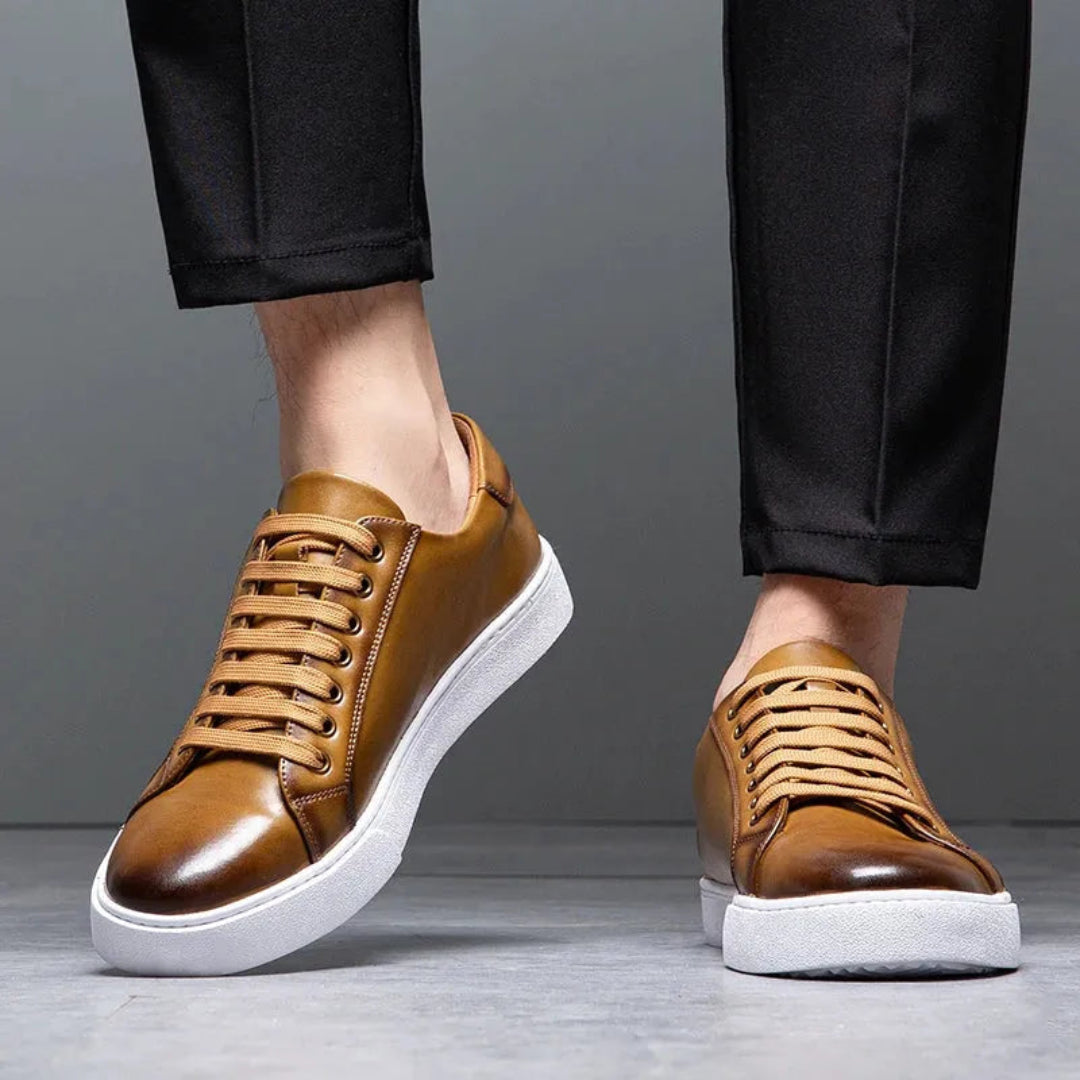 Luke Premium Faux Leather Sneakers – Lion Style